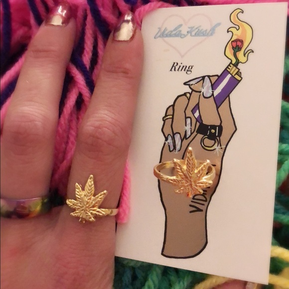 Vida Kush | Jewelry | Vida Kush 8k Gold Plated Mary Jane Ring | Poshmark